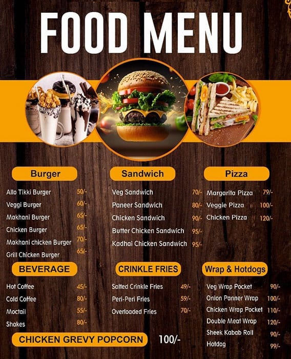 Menu of Sip N Bites, Nangloi, New Delhi