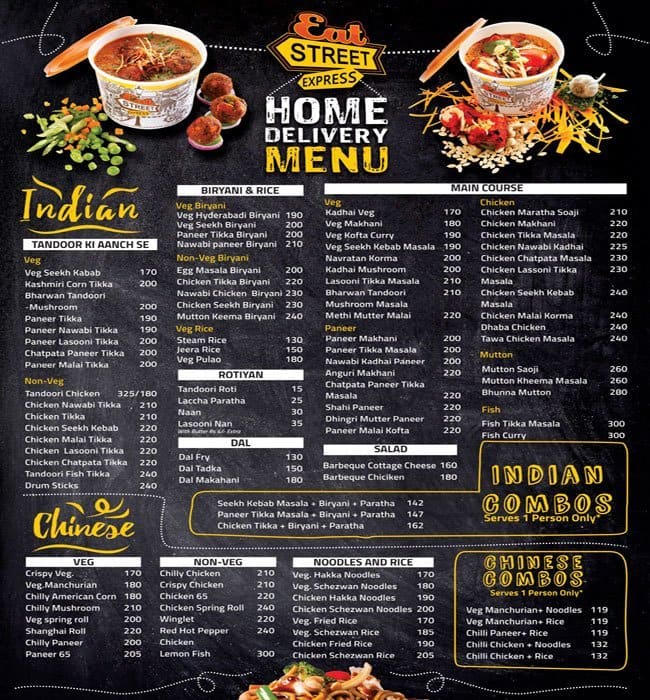 Eat Street Express Menu, Menu for Eat Street Express, Dharampeth ...