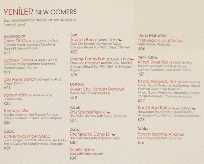 SushiCo Menü, SushiCo, Esentepe, İstanbul için Menü - Zomato Türkiye