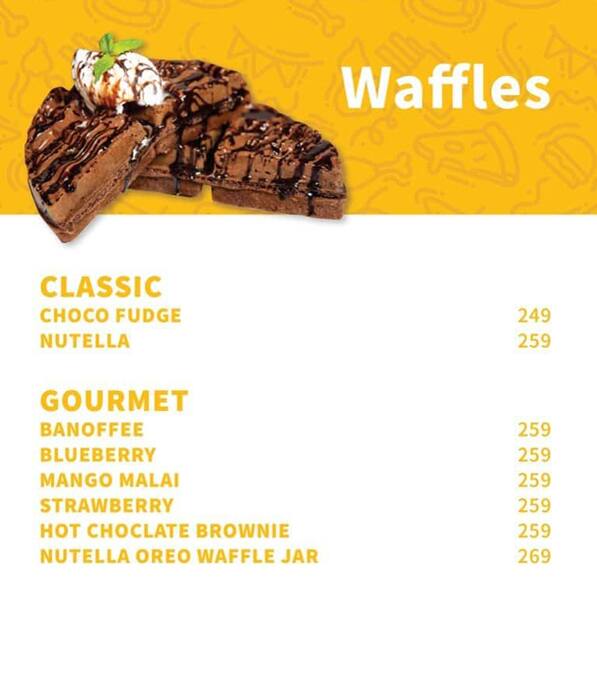 Menu at Xero Degrees Surat Cafe, Surat