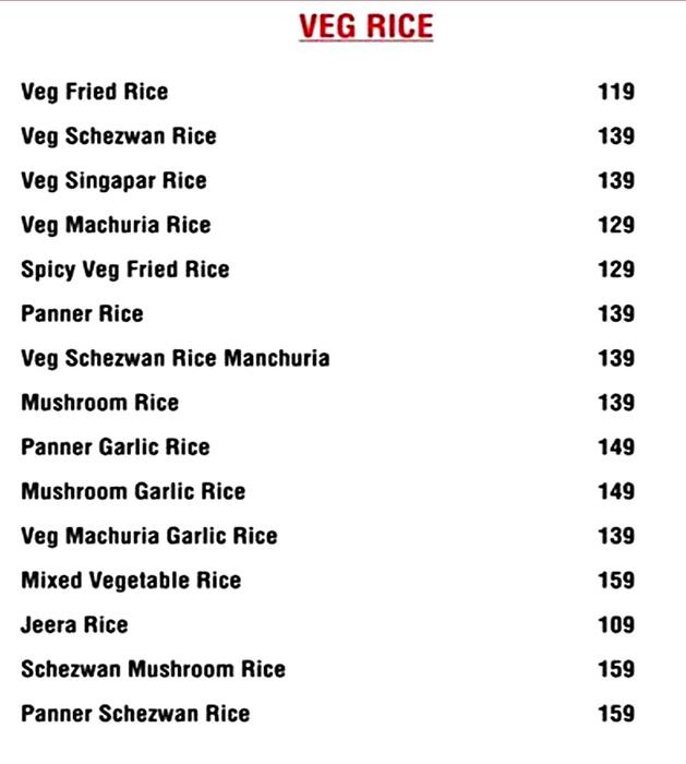 Menu of Jai Amma Food Court, Kukatpally, Hyderabad