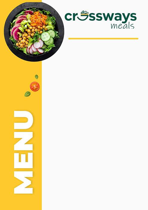 Menu of Crossways Meals, Mahakali, Mumbai