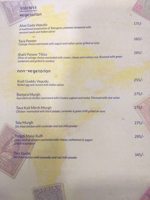 Menu of Myz-Uno Brew Pub, Siripuram, Vizag