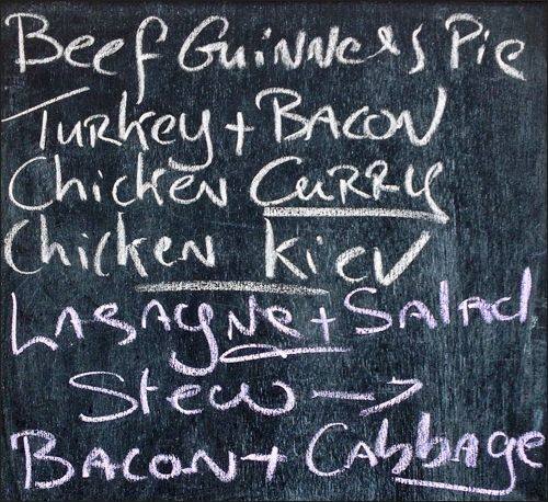 Menu at O'Briens Ferryman pub & bar, Dublin