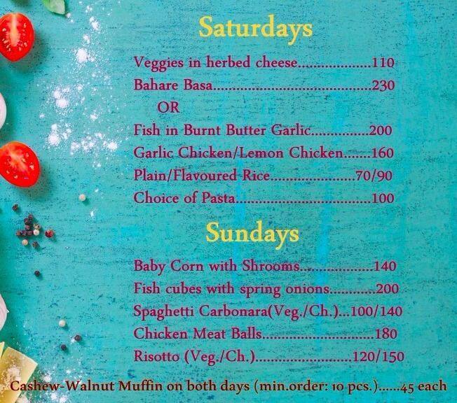 Lansdowne Weekenders Menu, Menu for Lansdowne Weekenders, Paddapukur ...