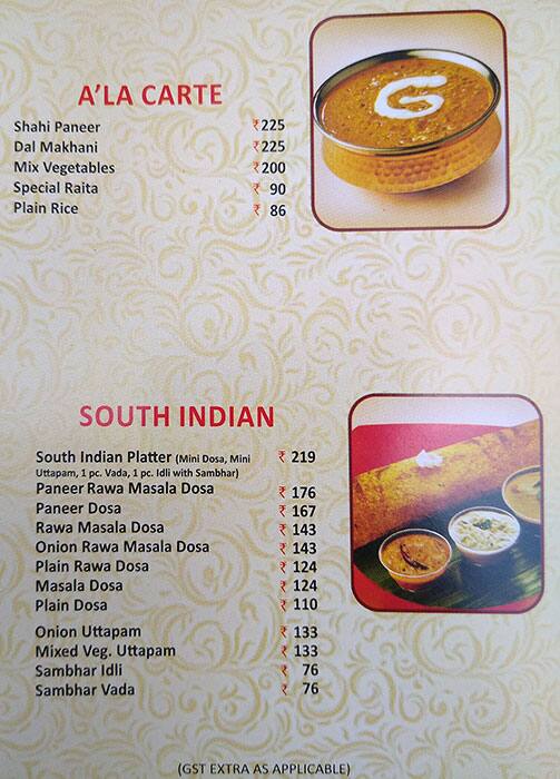 Menu at BTW, New Delhi, SHOP NO G2 & G3