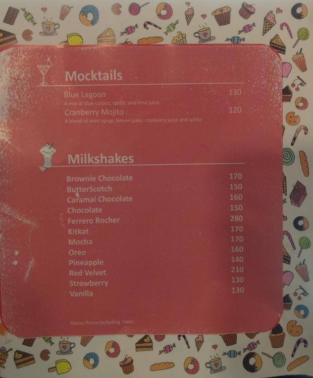 Ombre Menu, Menu for Ombre, Prahlad Nagar, Ahmedabad - Zomato