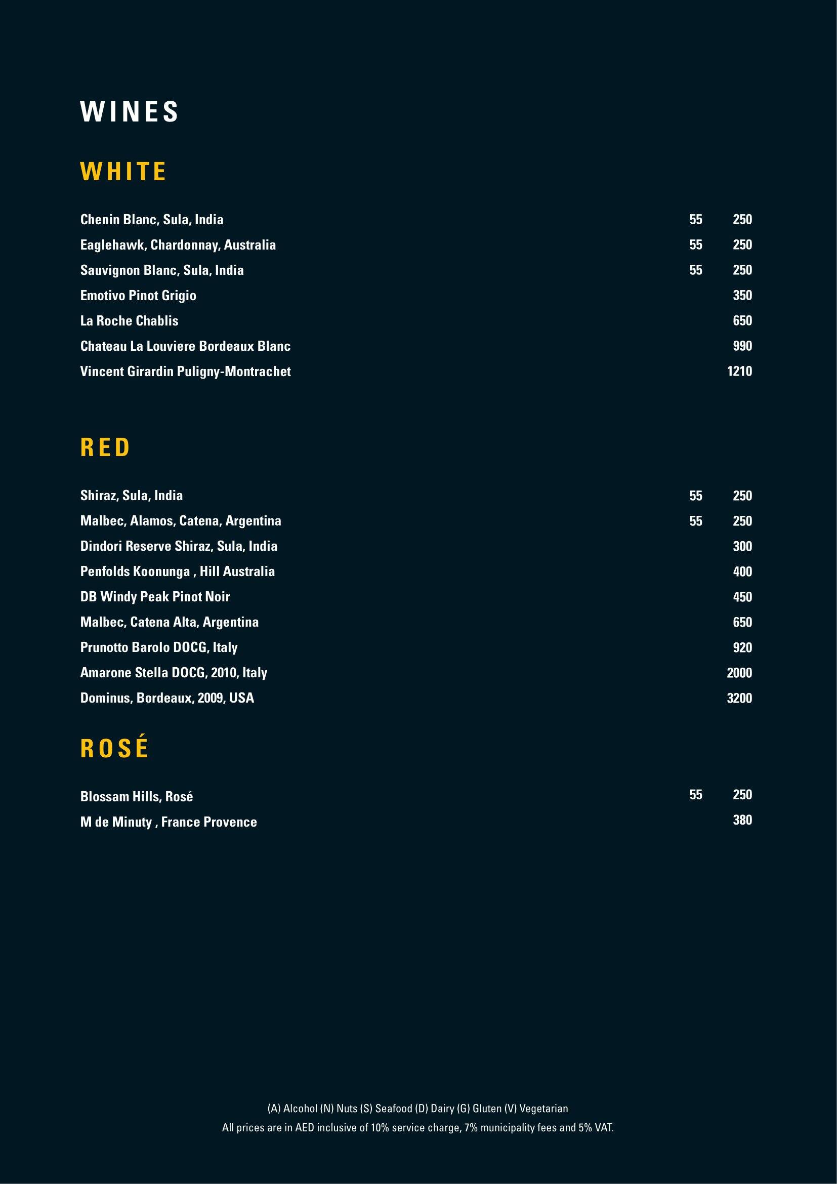 Menu of Kinara By Vikas Khanna - JA Lake View Hotel, Jafza, Dubai