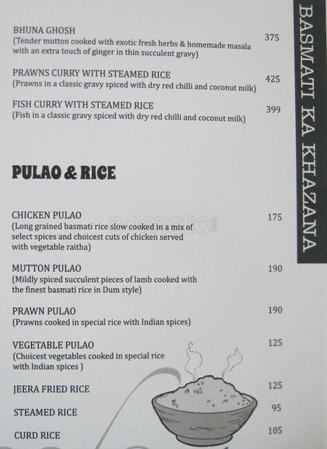 Menu at Soho Cafe, Bengaluru, 33 Church Street