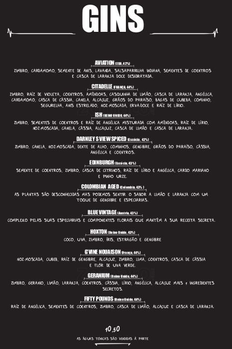 Menu at Honorato Rio fast food, Lisbon, Alameda dos Oceanos