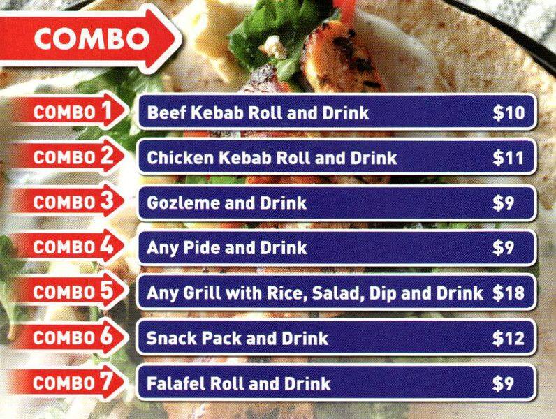 Carta del restaurante Kasseria Grill & Kebabs, Randwick