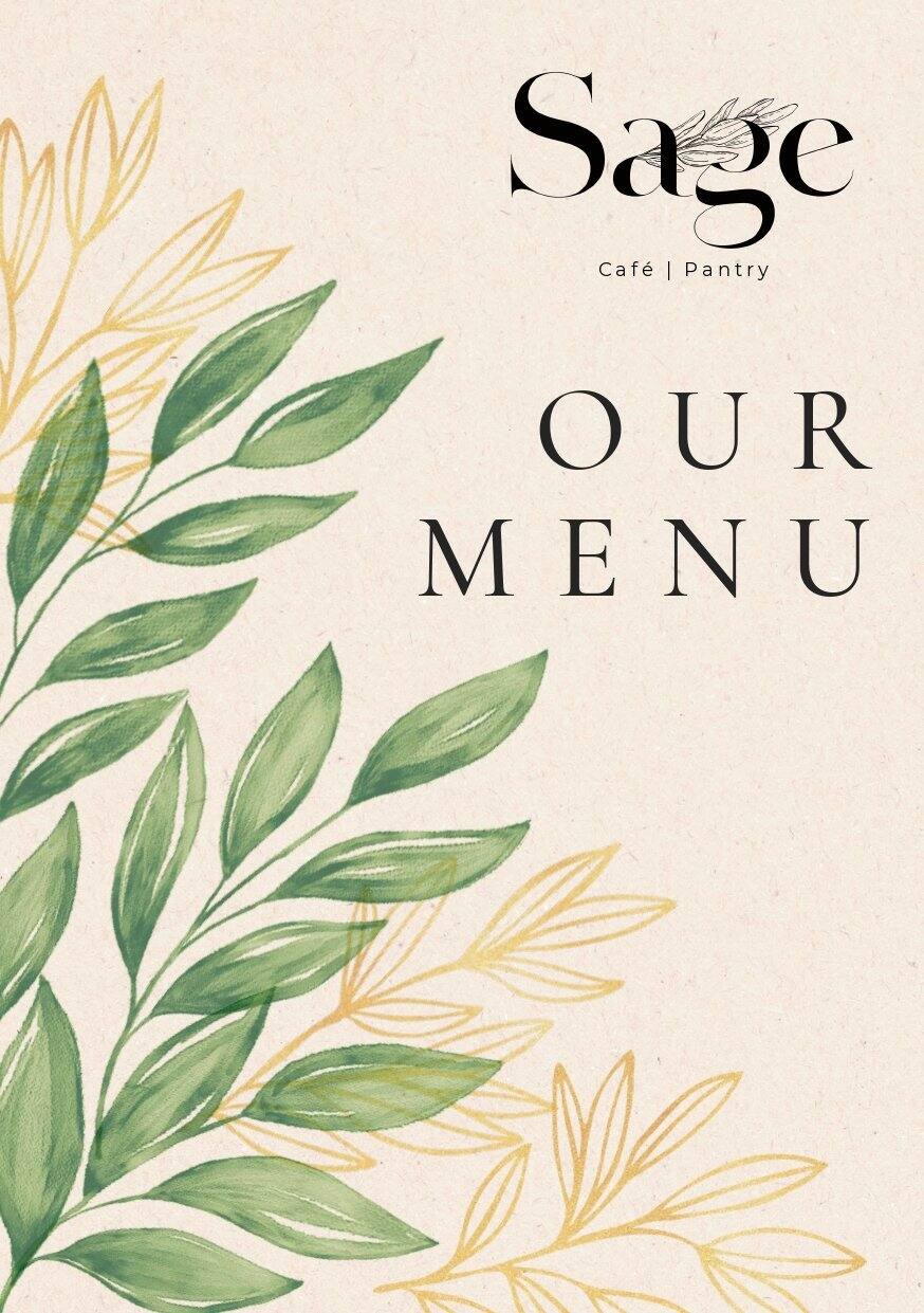 Menu of Sage Cafe, Sion, Mumbai