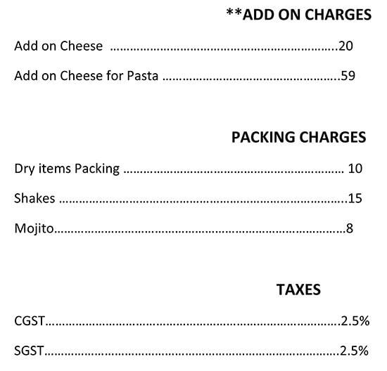 Menu at Cheesy Juicy Burgers, Chennai, 1/127