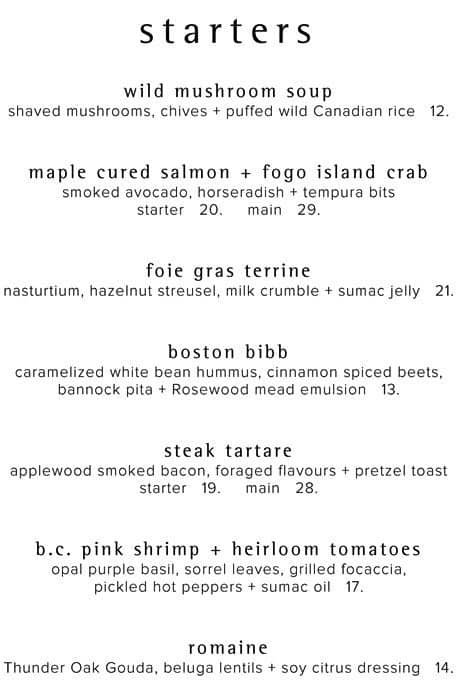 Canoe Menu, Menu for Canoe, Financial District, Toronto - Urbanspoon/Zomato