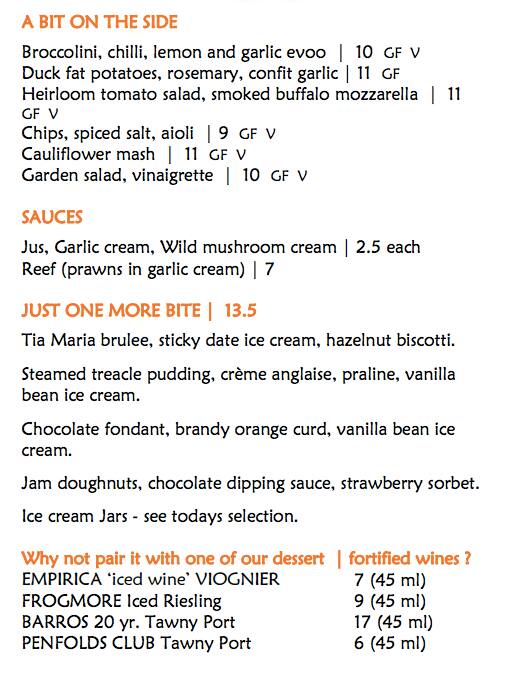 Menu at Cobblers Tavern pub & bar, Wannanup