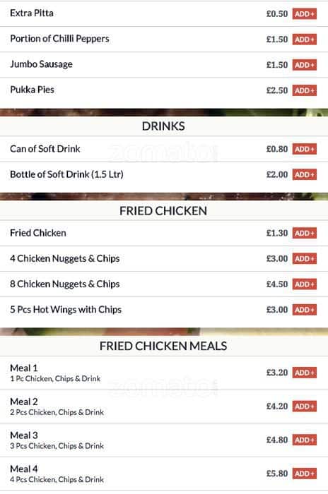 Menu at Albany Grill fast food, Bexley