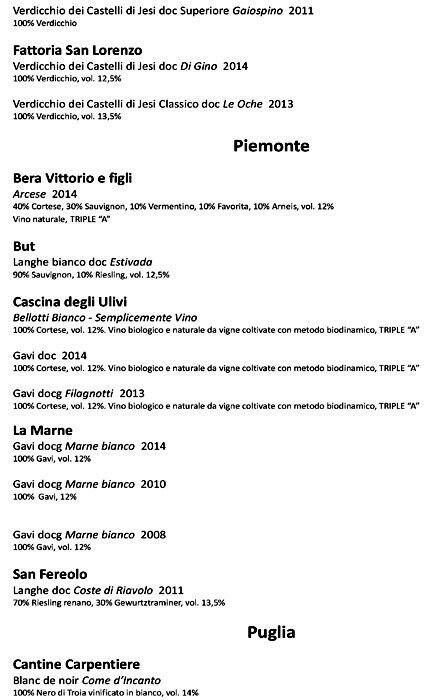 Speisekarte von Vigneto pub & Bar, ROM