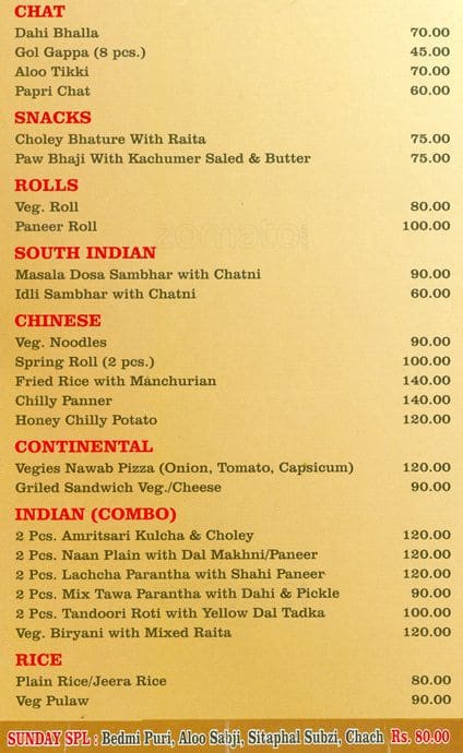 Jhatpat Menu, Menu for Jhatpat, Yusuf Sarai, New Delhi - Zomato
