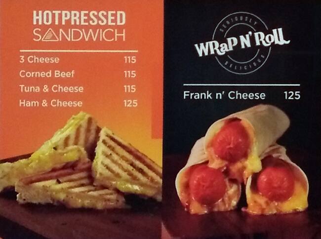 Menu at Nitro 7 Coffee & Tea Bar - Glorietta, Makati