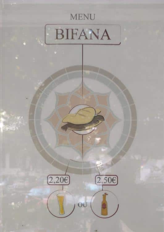 Menu at Helvetia pub & bar, Belas