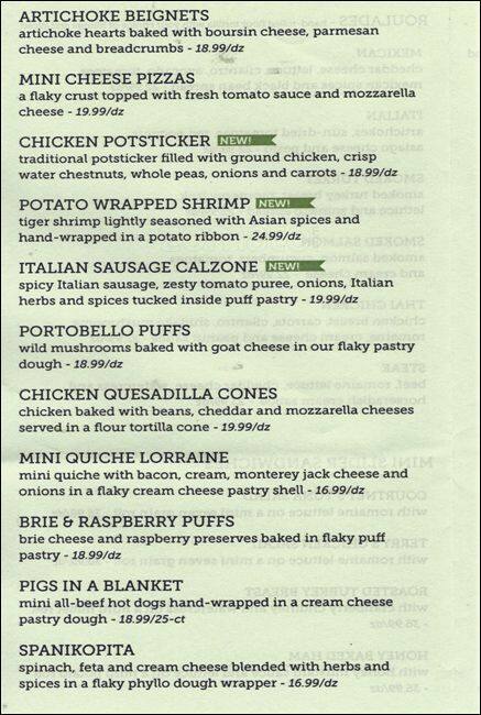 Menu at Foodstuffs restaurant, Evanston, Central St