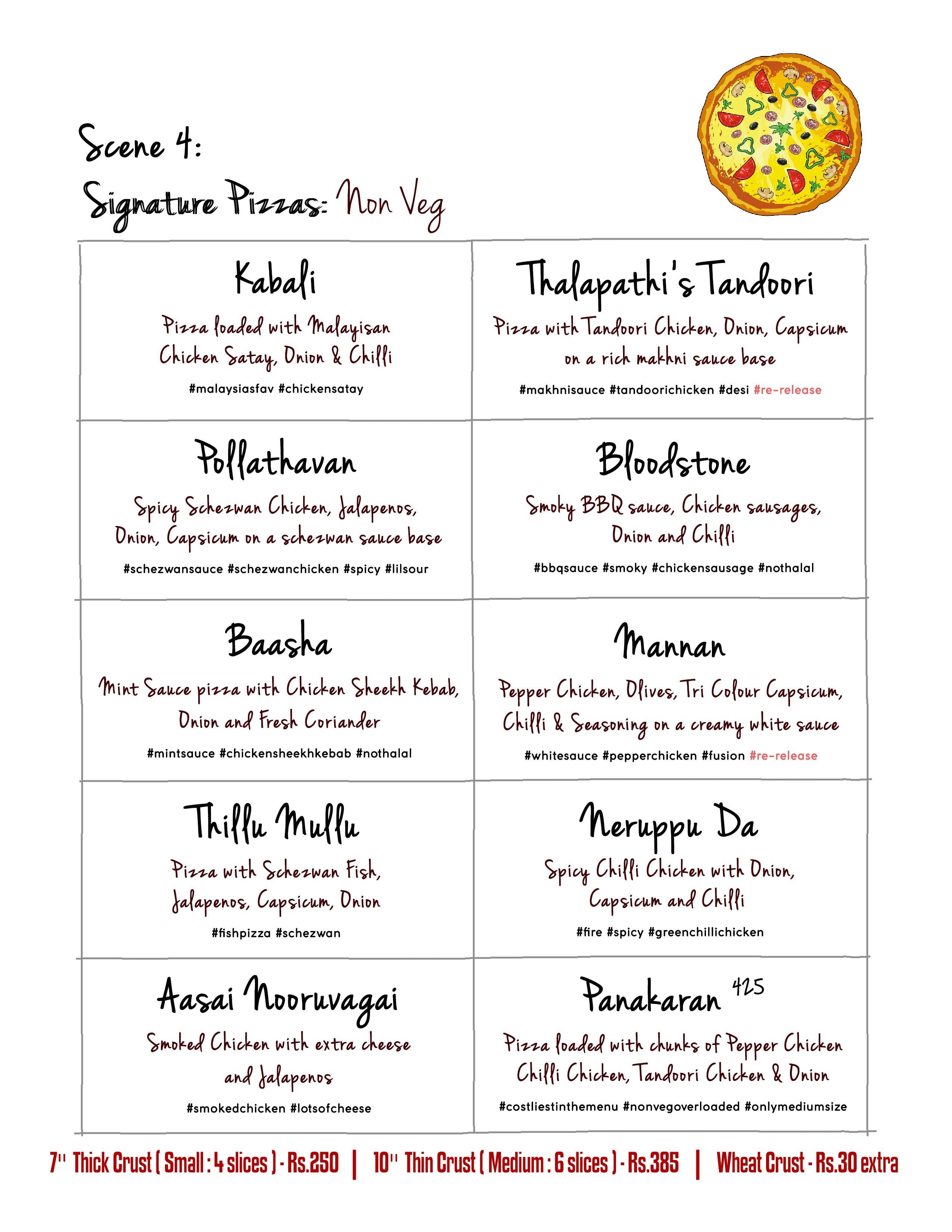 Menu at Superstar Pizza, Coimbatore, 39A