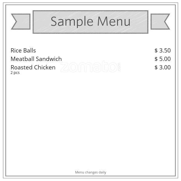 Menu at Macelleria Atlas, Toronto