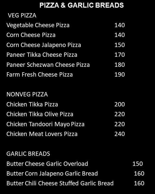 Menu at Food Coma, Navi Mumbai