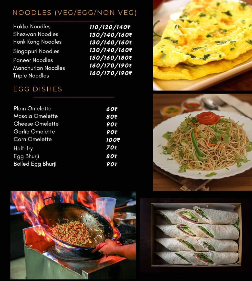 Menu of Cue Cafe & Chinese, Ravet, Pune