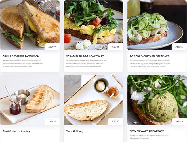 Menu at Paper Fig Restaurant & Dessert Shop, Sharjah