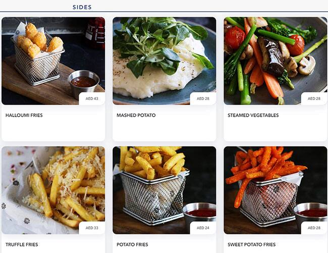 Menu at Paper Fig Restaurant & Dessert Shop, Sharjah