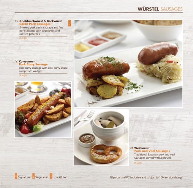 Menu at Brotzeit BGC pub & bar, Taguig