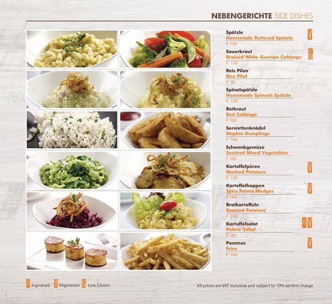 Menu at Brotzeit BGC pub & bar, Taguig