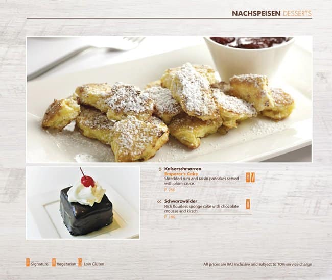 Menu at Brotzeit BGC pub & bar, Taguig