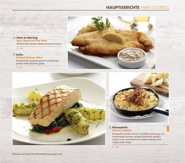 Menu at Brotzeit BGC pub & bar, Taguig