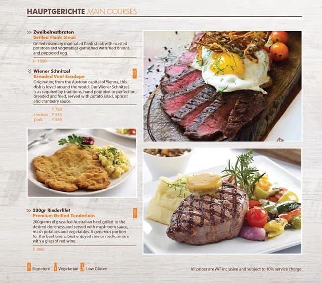 Menu at Brotzeit BGC pub & bar, Taguig