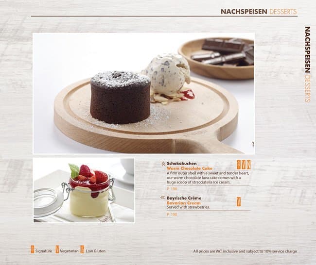 Menu at Brotzeit BGC pub & bar, Taguig