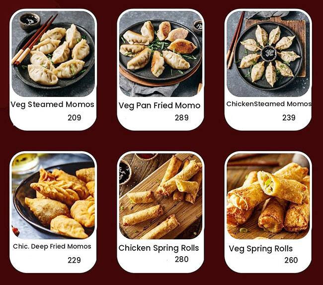 Menu at The Wise Wok, Mumbai