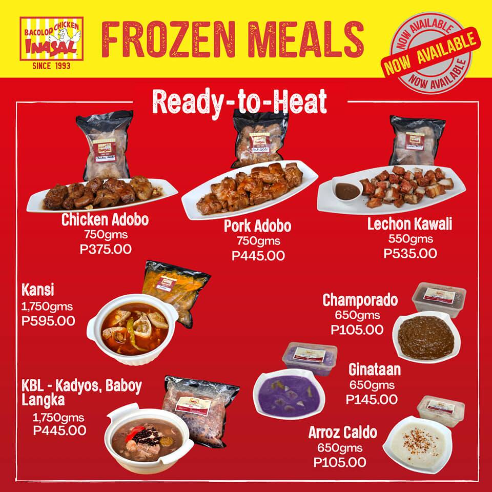 Menu at Bacolod Chicken Inasal @ Pasay City BBQ, Pasay