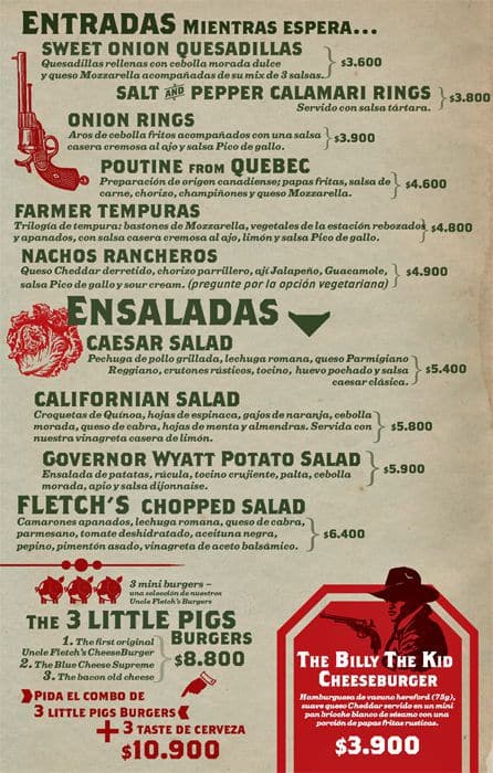Uncle Fletch Menu, Menu de Uncle Fletch, Bellavista, Santiago - Zomato ...