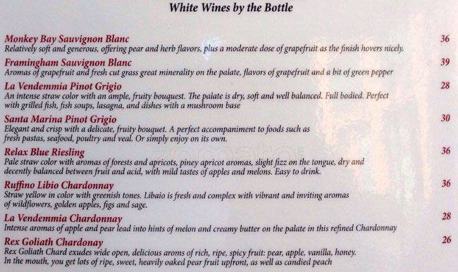 Menu at Beekman Pub, New York City