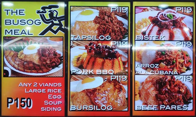 Menu at Pinoy Toppings restaurant, Mandaluyong, Food Court