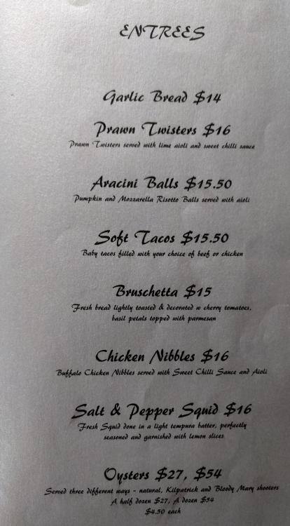 Menu at Blondies All Day restaurant, Drury