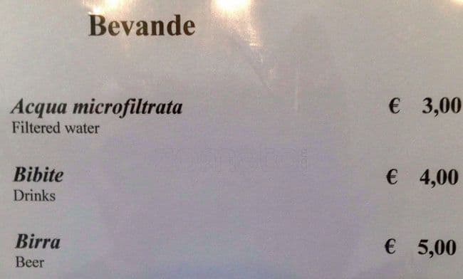 Menu at OSTERIA LA CALA Ristorante di Pesce - Ristorante Sardo, Milan