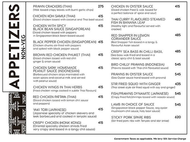 Menu at Nom Nom, Mumbai, 355