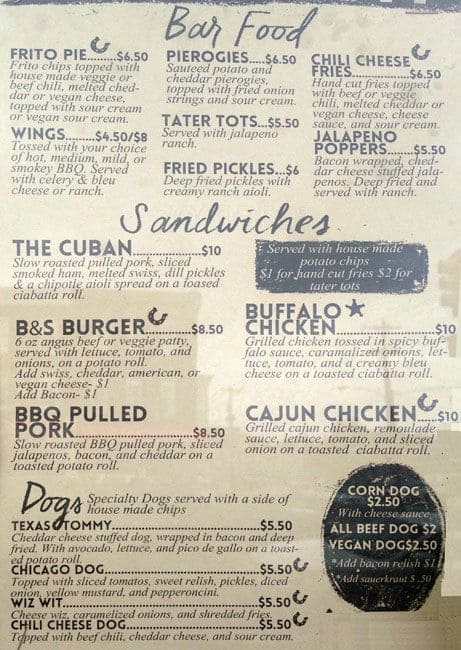 Boot and Saddle Menu, Menu for Boot and Saddle, Passyunk Square ...