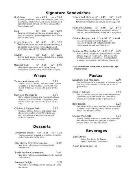 Menu at La Torcia Brick Oven Pizza - Cabot pizzeria, Cabot