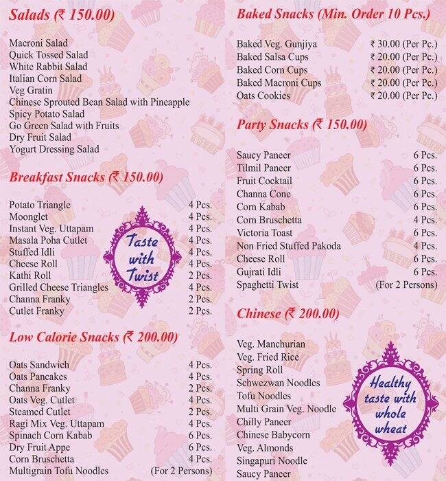 Healthy Treats Menu, Menu for Healthy Treats, Rohini, New Delhi - Zomato