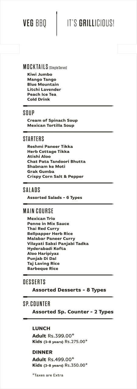 The Grill street Menu, Menu for The Grill street, Satellite, Ahmedabad ...