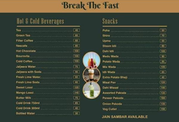 Menu of Krishna Chaitanya Pure Veg, Magarpatta, Pune